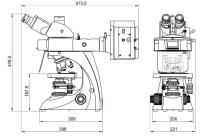 China Integrated Dark Field Polarizing Trinocular Biological Microscope 40X-1000X for sale