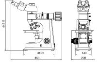 China 50X 1000X Binocular Metallurgical Microscope Humanized Butterfly Medical Lab Microscope for sale