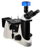 China 50X-1000X Inverted Metallurgical Microscope with 12V 50W Halogen and Polarizing Filters for sale