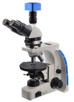 China Trinocular Polarizing Microscope 40X 800X Strain Free Objectives Reflected Transmitted Light for sale