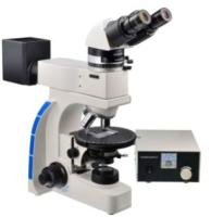 China Trinocular Polarizing Microscope 40X 800X Strain Free Objectives Reflected Transmitted Light for sale