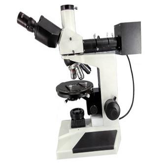 China Polarizing Microscope 200X 400X Reflected Transmitted Light Round Rotating Stage for sale