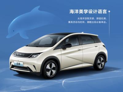 China BYD Dolphin EV Mini Pure Electric 5 Seater 301-405km Range 30.7-44.9kWh LFP Battery for sale
