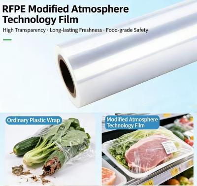 China Factory Full-Automatic Transparent PET Composite PE Membrane Packaging Machine for Food Grade Compostable Roll Film for sale