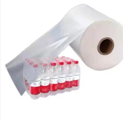 China Customized Food Soft Polyethylene Heat Shrink Packaging Film Rolls for Plastic Bottles Mineral Water High Tensile Strength for sale