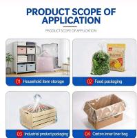 China Wholesale Customized Square Bottom Bags Transparent Thickened Quad-Seal Bags Dustproof Waterproof Moisture-Proof PE Bags for sale