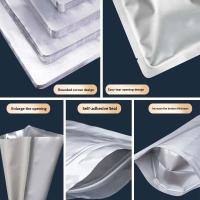 China Aluminum Foil Three-Side Seal Self-Supporting Thick Spot Food Grade Vacuum Packaging Bag for Food Industry for sale