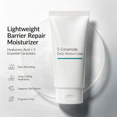 China Ceramide Face Cream Squalane Skin Barrier Repair Moisturizer Eczema Friendly for sale
