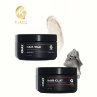 China Men Hair Pomade Strong Hold Matt Clay Hair Wax Water Based Style OEM for sale