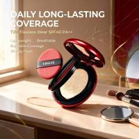 China Long‑Wear Full Coverage Red Cushion Foundation SPF40 PA++ Breathable Face Makeup for sale