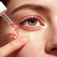 China Watermelon Goji Squalane Anti Wrinkle Eye Serum Dark Circle Corrector Puffiness for sale