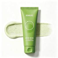 China Mung Bean PH Balanced Face Wash Cleanser Foam Gentle Amino Acid Exfoliating for sale