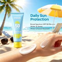 China Mineral Essence Sunscreen Gel Cream SPF50 UV Defense For Sensitive Skin for sale