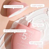 China Premium Brightening Sunblock Cream SPF 50 Sunscreen For Pigmentation Moisturizing Soothing for sale