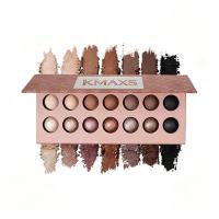China Crease Proof Eye Makeup Products Eyeshadow Palette 14 Colors Matte Shimmer Blendable for sale