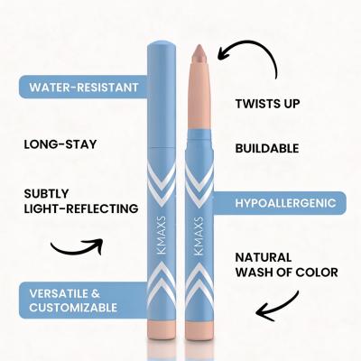 China Waterproof Silky Cream Eyeshadow Stick Buildable Smudge Resistant Custom for sale