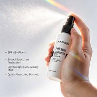 China Men Private Label Sunscreen Spray SPF45+ PA++ Lightweight Antioxidant Sunblock Whitening Cream for sale