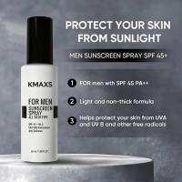 China Refreshing Daily Oem Sunscreen Broad Spectrum Spray SPF45 PA++ For Men for sale
