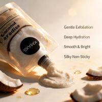 China OEM Coconut Oil Sugar Scrub Sugar Exfoliating Moisturizing For Body Dry Skin for sale