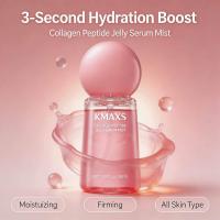 China 24H Deep Hydration Firming Essence Sensitive Face Serum Mist Low Molecular Collagen Peptide Jelly Spray for sale