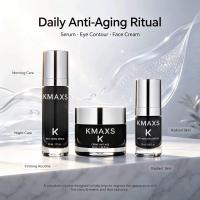 China Firming Anti Aging Essence Kit Eye Cream Moisturizer Serum Diamond Infused 3 Piece Set for sale