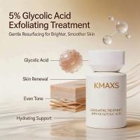 China Dull Skin Rejuvenation AHA Glycolic Acid Exfoliating Liquid Evens Tone Reduces Lines for sale