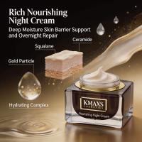 China Nourishing Night Cream Ceramide Squalane Deep Barrier Repair Facial Moisturizer for sale