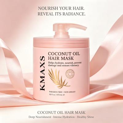 China Deep Hydrating Milk Coconut Oil Hair Mask Protein Rich Frizz Control For Dry Hair private label for sale