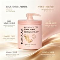 China Deep Hydrating Milk Coconut Oil Hair Mask Protein Rich Frizz Control For Dry Hair private label for sale