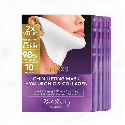 China Hyaluronic Acid Collagen V-Line Chin Lifting Mask Double Chin Reduction Patch for sale