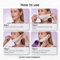 China Chin Lifting Mask Retinol Infused Hydrogel Sheet For Neck Firming Smoothing for sale