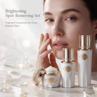 China ODM Brightening Spot Removing Pigment Correcting Serum Cream Skincare Set For Uneven Skin Tone for sale