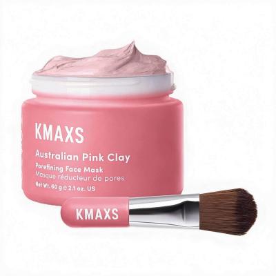 China Pink Deep Pore Detoxifying Clay Mask Brightening Cleansing Mud ODM for sale