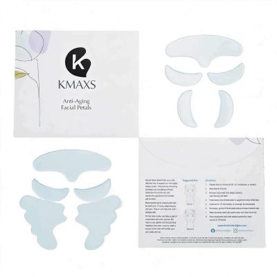 China GMPC Facial Reusable Silicone Sheet Mask Patches Anti Wrinkle Skin Firming Hydrating for sale