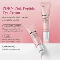 China Pink PDRN Peptide Eye Cream Serum Salmon DNA Niacinamide Dark Circle Fine Line Care for sale