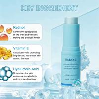 China Retinol Acid Hyaluronic Eye Cream Balm Cool Stick Dark Circle Fine Line Care COA certificated for sale