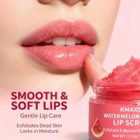 China Guava Watermelon Lip Scrub Exfoliator Moisturizer For Dry Chapped Lips Gentle Care for sale