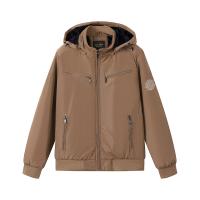 China 280 gsm Water-resistant Fleece Lined Workwear Jacket for Winter with NASA Embroidery for sale