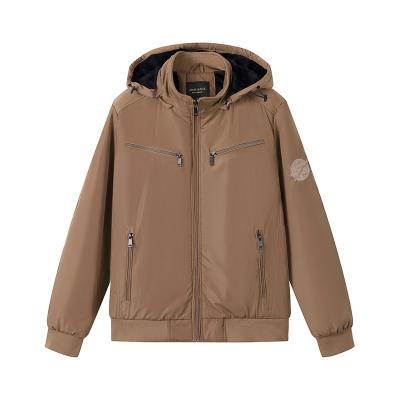 China 280 gsm Water-resistant Fleece Lined Workwear Jacket for Winter with NASA Embroidery for sale