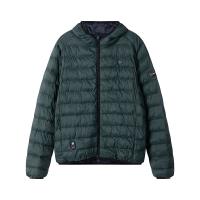 China Men's Lightweight Down Puffer Jacket with USB-powered Heating Water-resistant Windproof Hood for sale