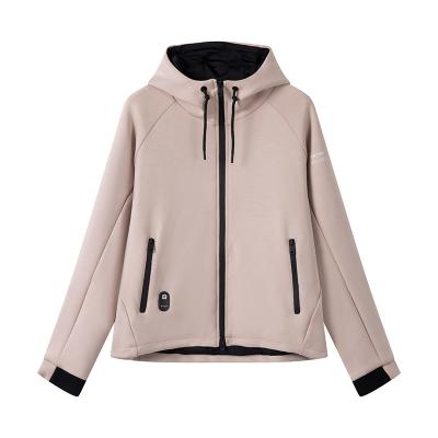 China Men's Windproof Water-resistant Softshell Hoodie with 4-Way Stretch for Urban Techwear for sale