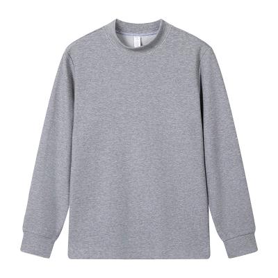 China Men's Cotton Blend Crewneck Sweatshirt Fleece Lined Pullover Long Sleeve Tee Resist Pilling for sale