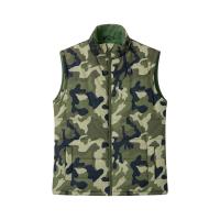 China Rechargeable Heated Camo Vest with Polyester Shell and Fleece Lining for Outdoor Workwear for sale