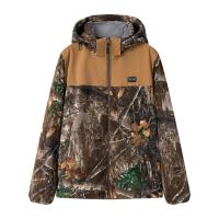 China USB Heated Hunting Jacket with Forest Camo and Fleece Lined Softshell for Outdoor Use for sale