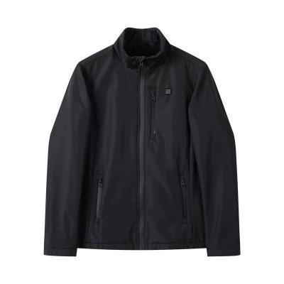 China Men's USB-Powered Heated Softshell Jacket - Windproof and Water-Resistant for Outdoor Use for sale