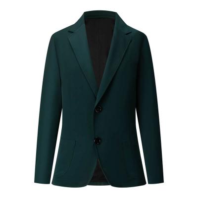 China Boys' Classic Dark Green School Uniform Set with Polyester-Rich Suiting Fabric and Cotton-Rich Short Sleeve Shirt for sale