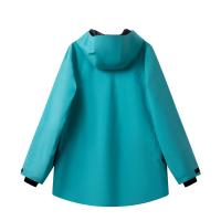 China Custom Teal Waterproof Shell Jacket with Breathable Grid Lining | Factory Manufacturer for sale