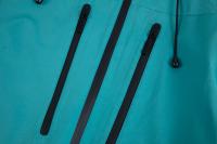 China Custom Teal Waterproof Shell Jacket with Breathable Grid Lining | Factory Manufacturer for sale