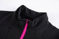 China Softshell Jacket with Neon Contrast Zippers & Fleece Backing | Private Label Manufacturer for sale