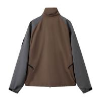 China Custom Men's Water-Repellent Utility Jacket with Color-Block Design & Adjustable Cuffs | Manufacturer for sale